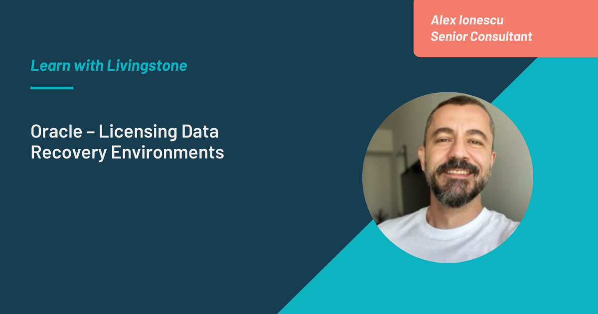 Oracle – Licensing Data Recovery Environments